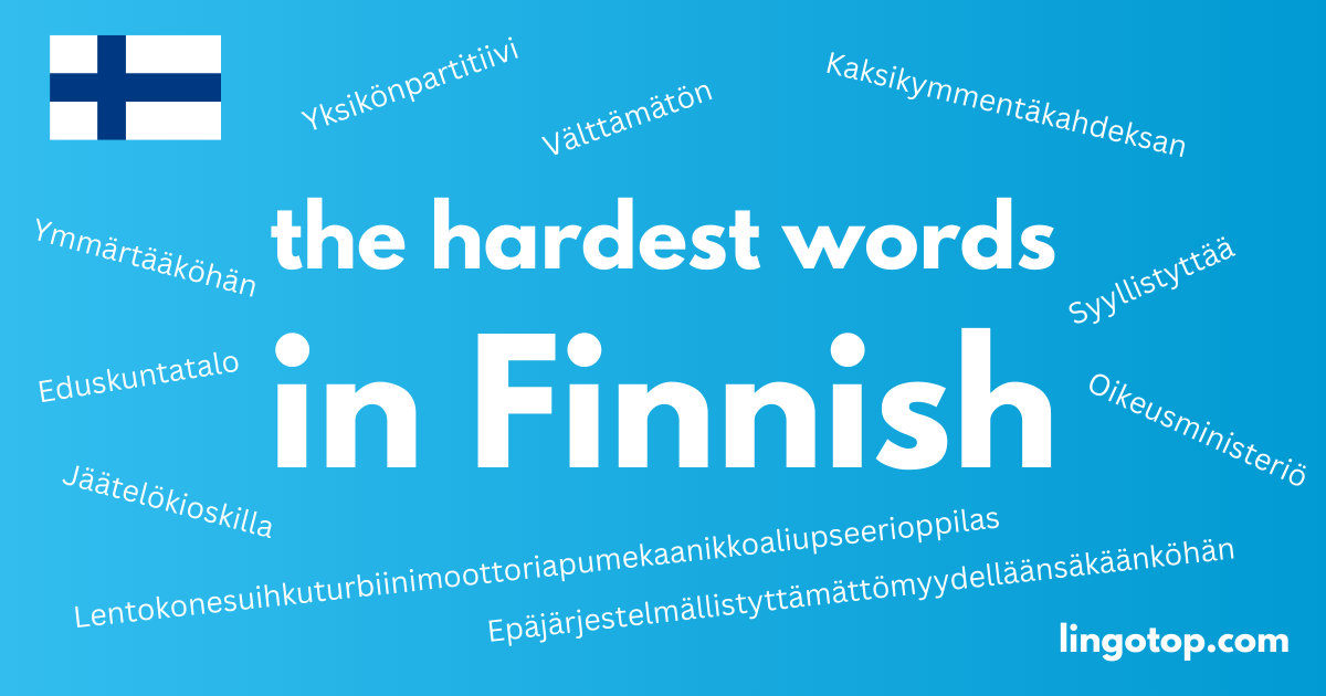 Suomen kielen 20 vaikeinta sanaa